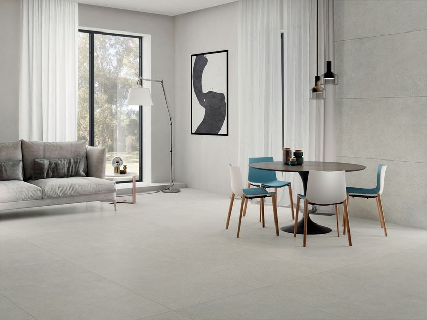 Indoor/outdoor porcelain stoneware wall/floor tiles with stone effect ...