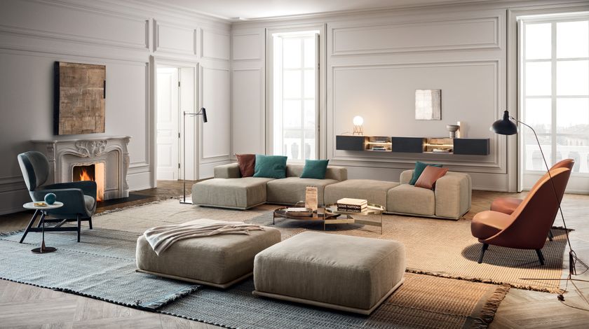 DELANO | Fabric sofa By PIANCA