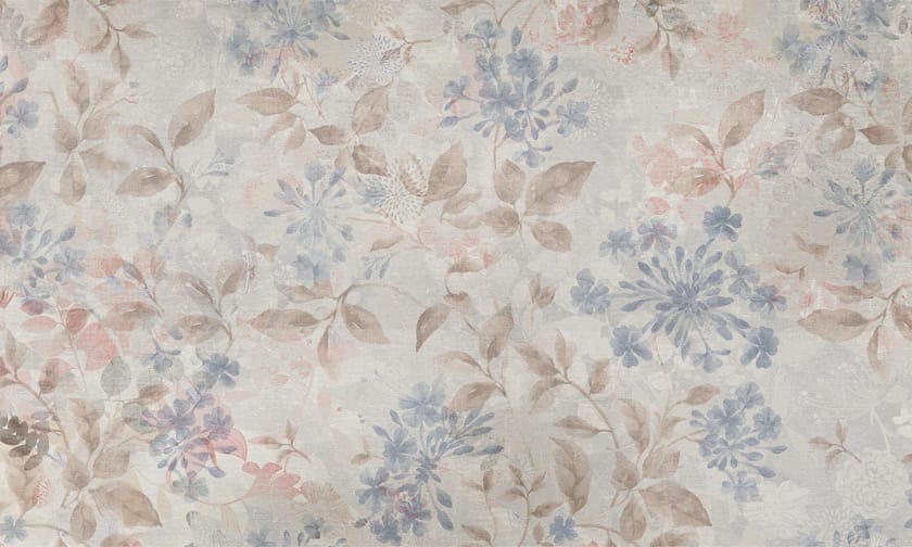 Nonwoven kids wallpaper with floral pattern DELICATE Les Enfants Collection By MILLE997
