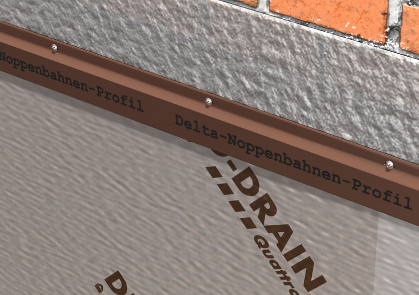 Honeycombed and textured membrane DELTA® - GEO DRAIN QUATTRO By DÖRKEN ...