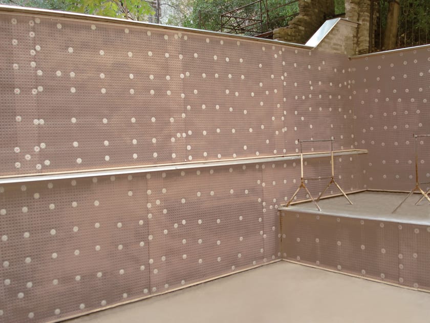 Honeycombed and textured membrane DELTA® - PT By DÖRKEN ITALIA