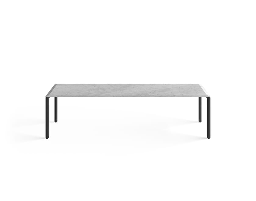 DESIGN FOR SOUL Rectangular marble table By Salvatori | design Piero Lissoni