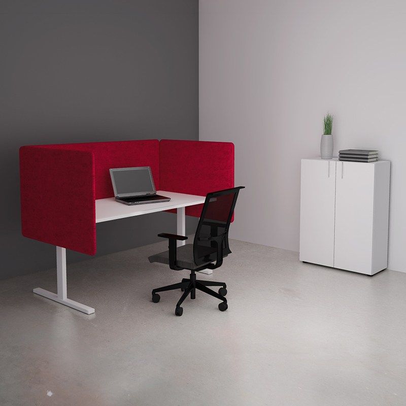 Felt workstation screen desktop partition DESK 760 By NARBUTAS
