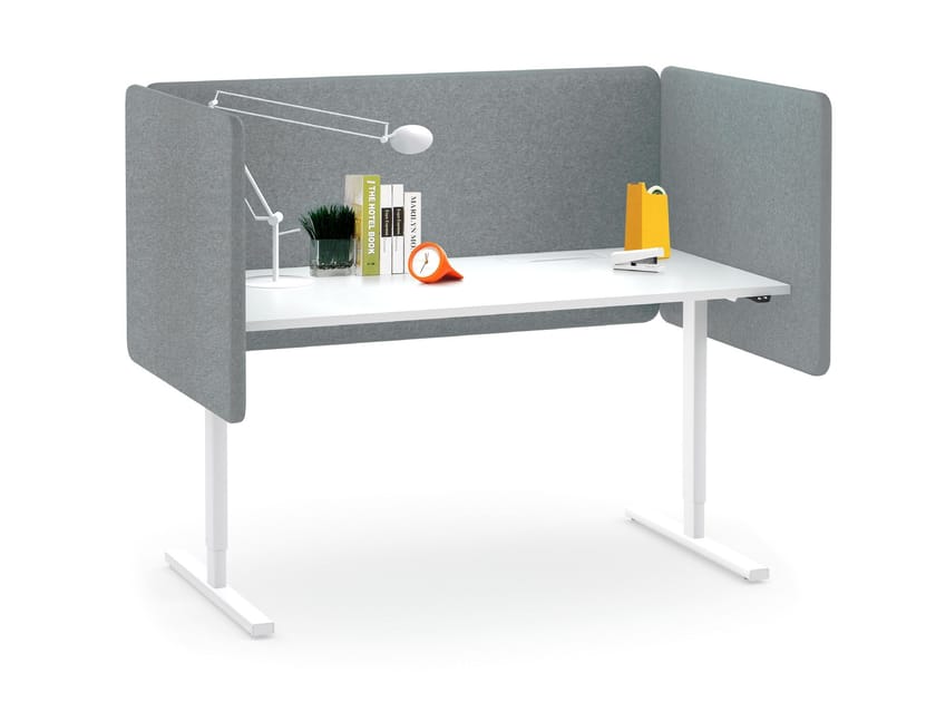 Felt workstation screen desktop partition DESK 760 By NARBUTAS