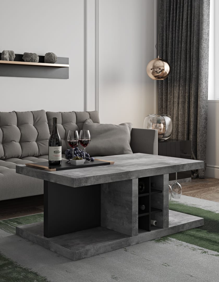 DETROIT | Coffee table with storage space Detroit Collection By TemaHome