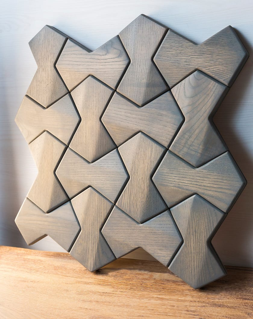 Modular wooden 3D Wall Cladding DETROIT By NEXT LEVEL DESIGN STUDIO