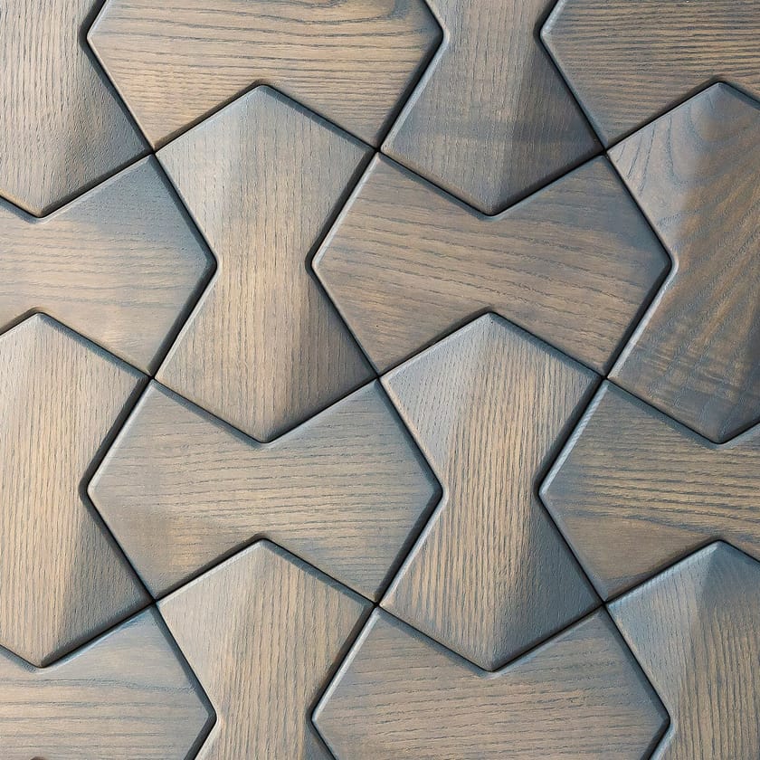 Modular wooden 3D Wall Cladding DETROIT By NEXT LEVEL DESIGN STUDIO