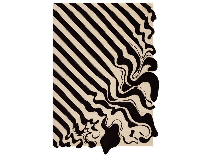 Handmade rug DIAGONAL MELT By FLOOR_STORY design Henry Holland