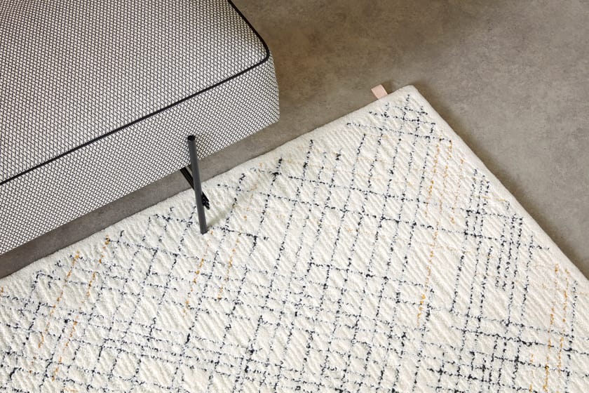 Rectangular striped rug DIAMOND By Kasthall design Maja Johansson