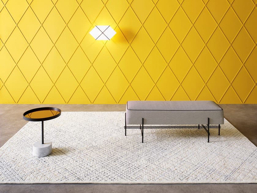 Rectangular striped rug DIAMOND By Kasthall design Maja Johansson