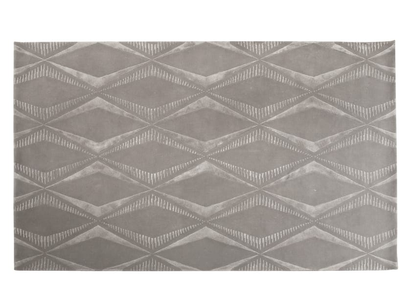 Handmade rectangular wool rug DIAMOND By Shake