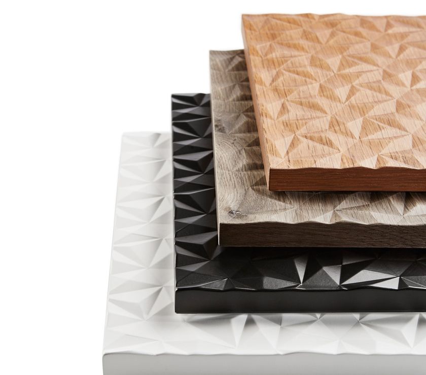 DIAMOND VANITY Wall-mounted vanity unit in wood and marble By BT45 ...