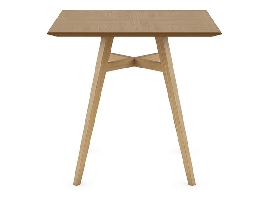 Square wooden high table DILETTO By Ersa