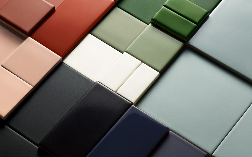 DIN LIGHT BLUE MATT Glazed stoneware wall/floor tiles By Mutina ...