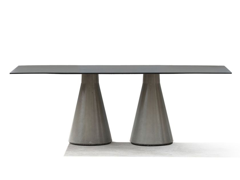 DING | Round table Round concrete table By Bentu Design