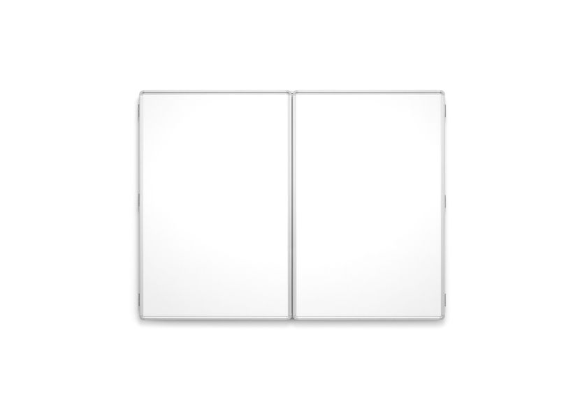 DIPTIC & TRIPTIC Wall-mounted modular steel office whiteboard By Made ...