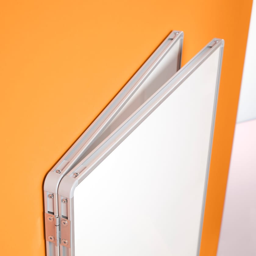 DIPTIC & TRIPTIC Wall-mounted modular steel office whiteboard By Made ...