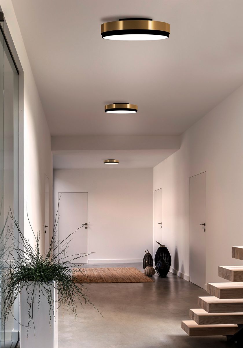 DISCUS LED dimmable brass ceiling lamp By Contardi | design Mkv Design ...