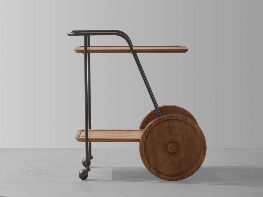 DISTRIKT Wooden food trolley By District Eight