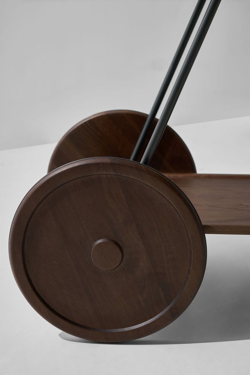 DISTRIKT Wooden food trolley By District Eight
