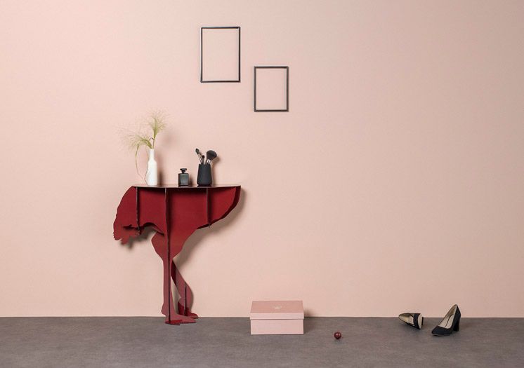 Konsolentisch aus HPL DIVA Kollektion Mobilier de Compagnie By IBRIDE ...