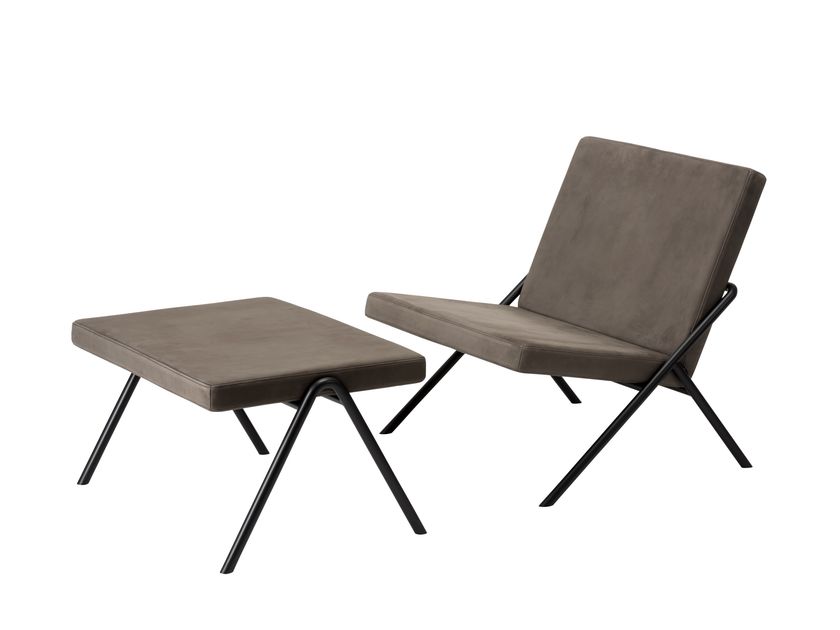 DL2 EUCLIDES | Leather easy chair By LOEHR design David Löhr