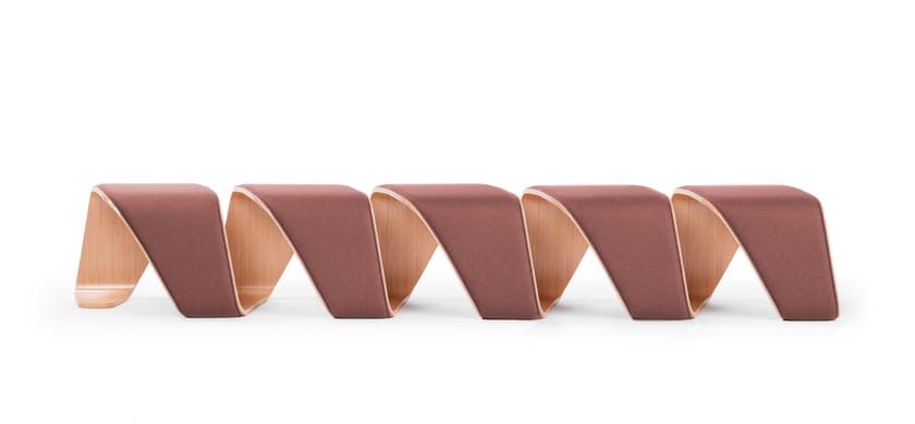 DNA Upholstered modular bench By True Design
