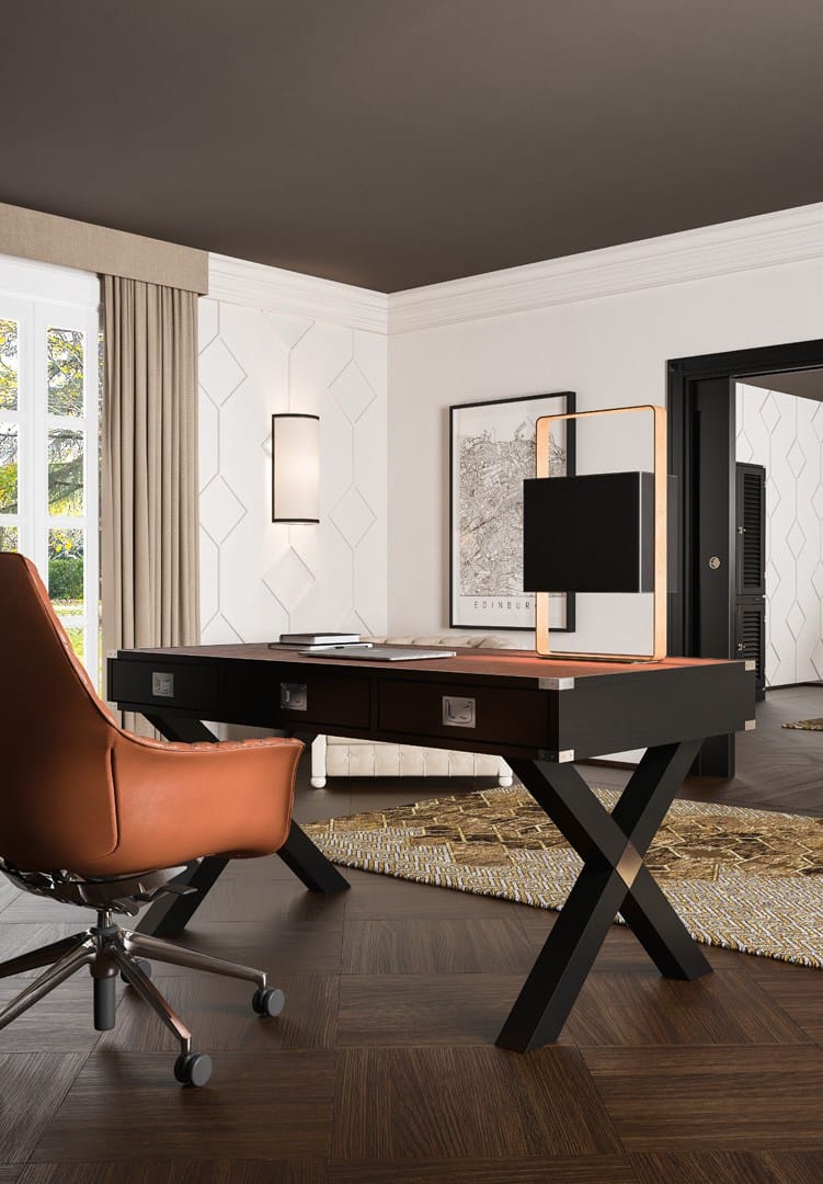 DOLCEVITA | Office desk Via Montenapoleone Collection By Caroti