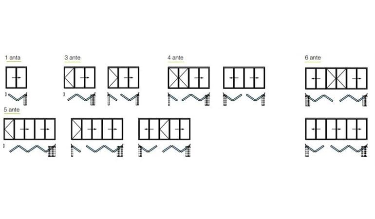 DOMAL GARDEN TB75 Folding aluminium glass facade By DOMAL