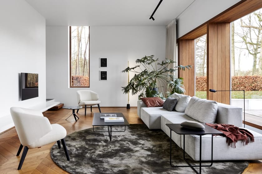 Modular fabric sofa DOMINO.18 By Montis design Dick Spierenburg