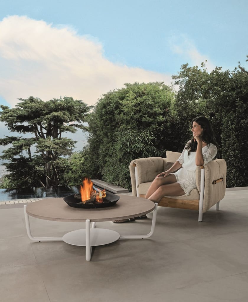 DOMINO | Round coffee table Domino Collection By Talenti design Marco ...