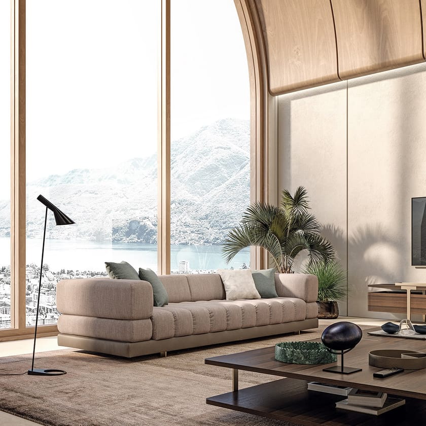 DOMUS 3 seater fabric sofa By Turri | design Matteo Nunziati