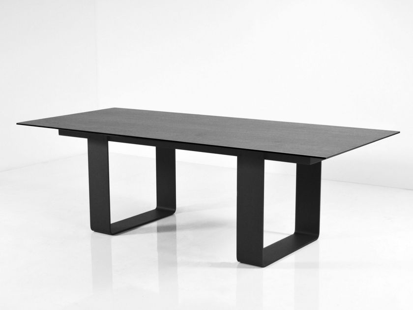 Rectangular ceramic dining table DOO By DRESSY