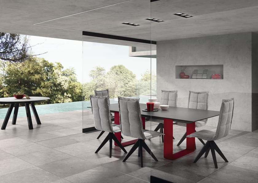 Rectangular ceramic dining table DOO By DRESSY