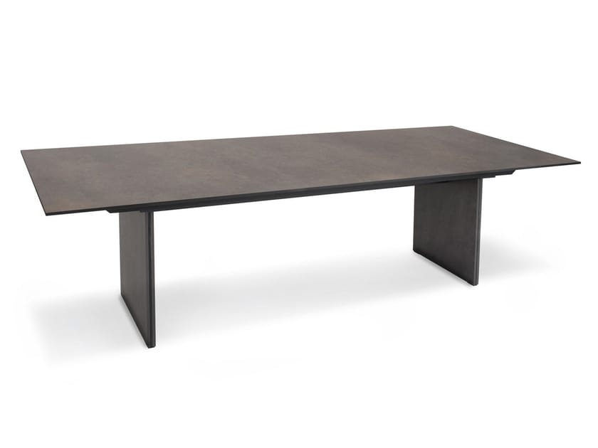 DOPPIO Rectangular ceramic dining table By Fischer Möbel | design Tim ...