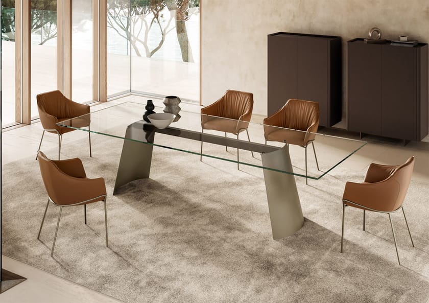 DORIAN Rectangular crystal table By EFORMA | design Moom