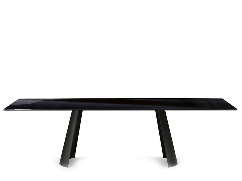 DORIAN | Mesa de cristal Mesa rectangular de cristal By EFORMA | design Moom