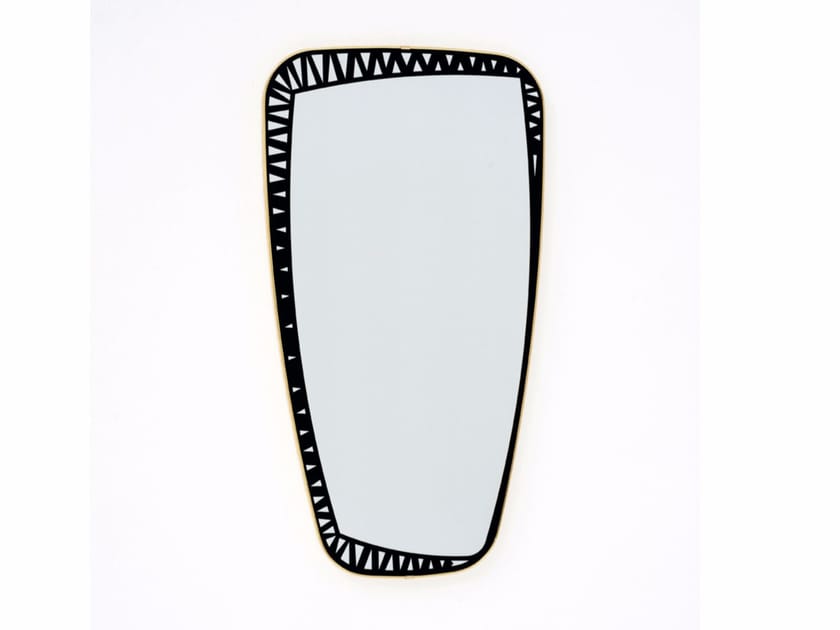 Wall-mounted framed mirror DORIAN By Tacchini