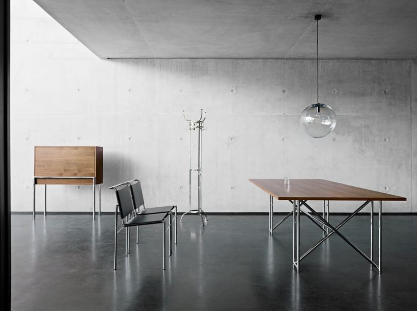 DOUBLE X Table By ClassiCon | design Eileen Gray
