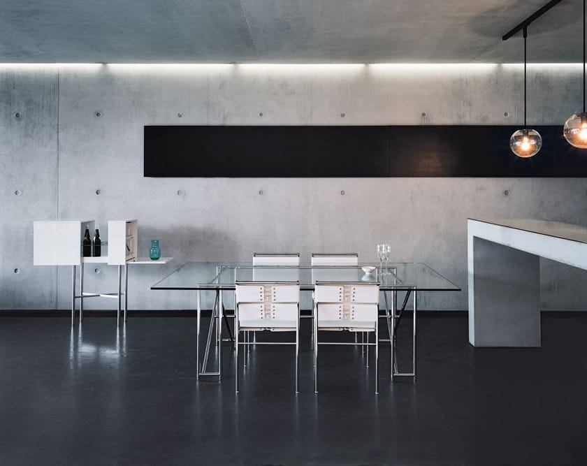 DOUBLE X Table By ClassiCon | design Eileen Gray