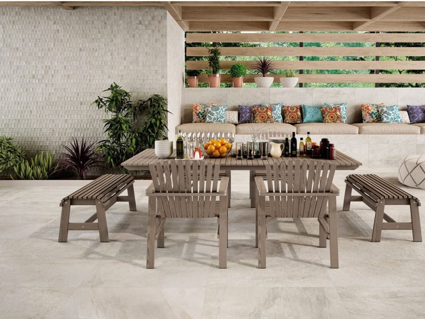 DOVER DECO Revestimento de parede de grés porcelânico vitrificado com efeito pedra By GAYAFORES