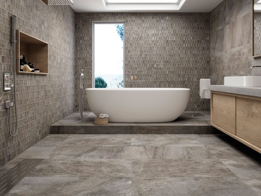 DOVER Revestimento de pisos/paredes de grés porcelânico vitrificado com efeito pedra By GAYAFORES