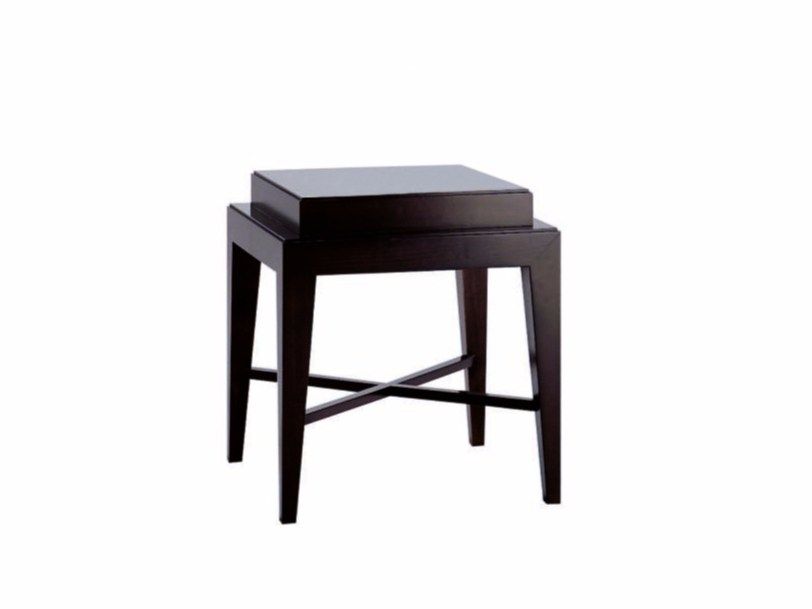 DOWNTOWN | Square coffee table Wooden coffee table By SELVA