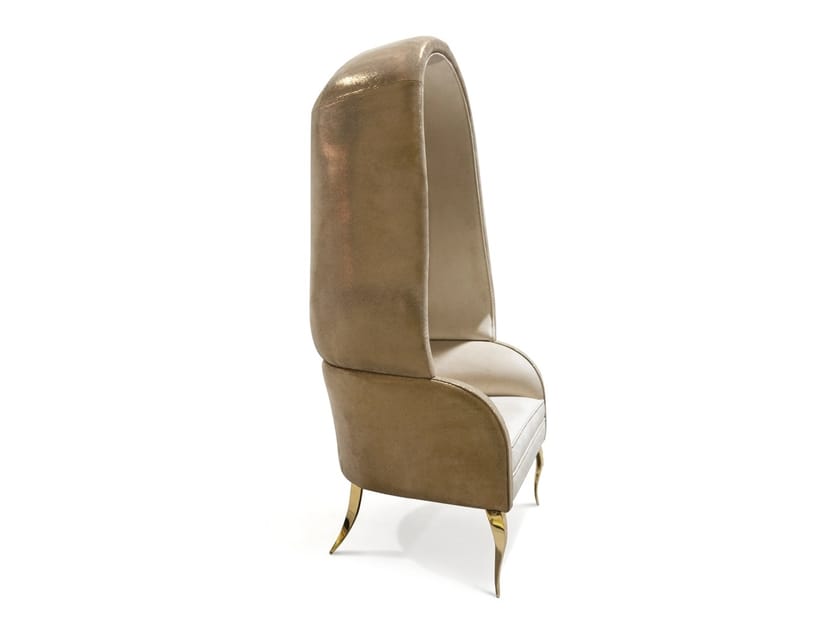 High-back armchair DRAPESSE By KOKET