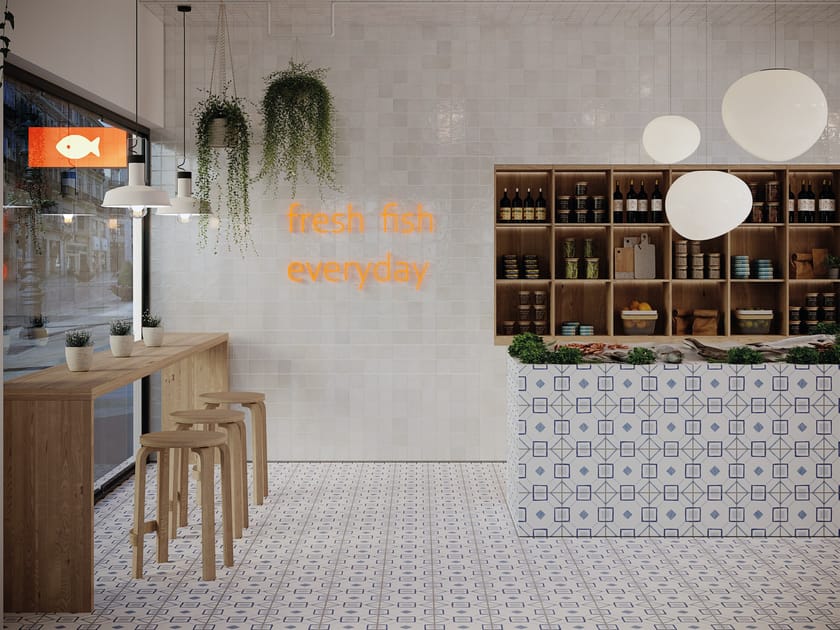 Pavimento/rivestimento in gres porcellanato DRAW By Harmony