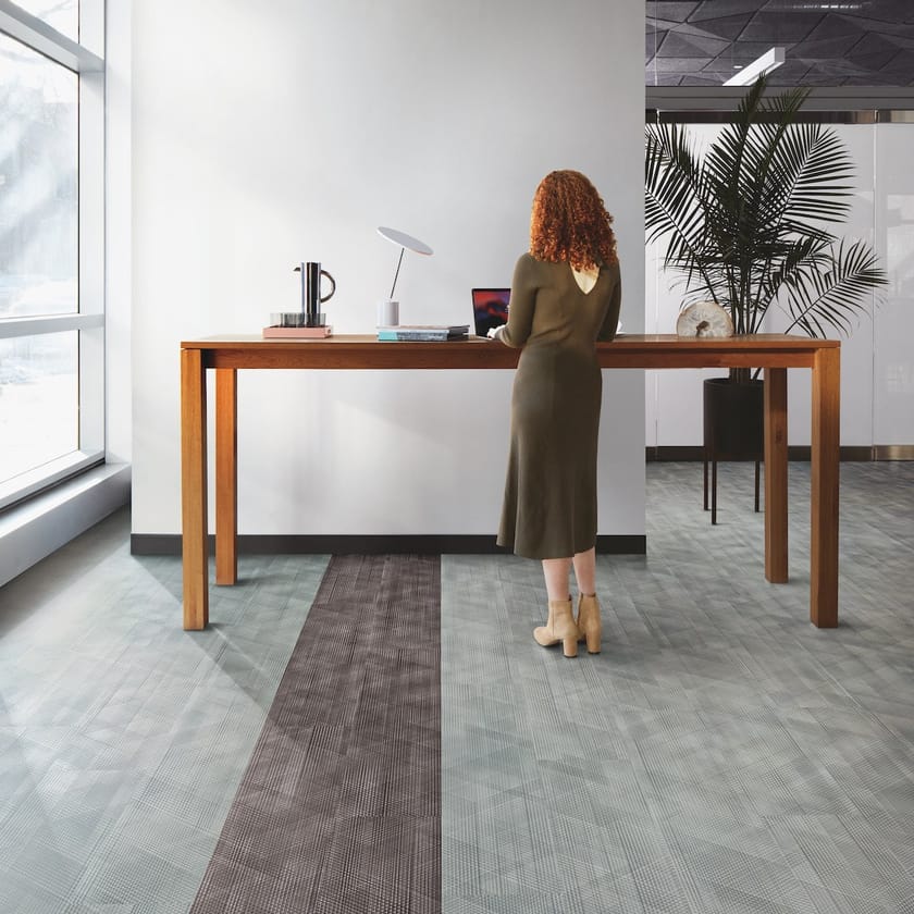 DRAWN LINES Ecological resilient vinyl flooring By Interface®