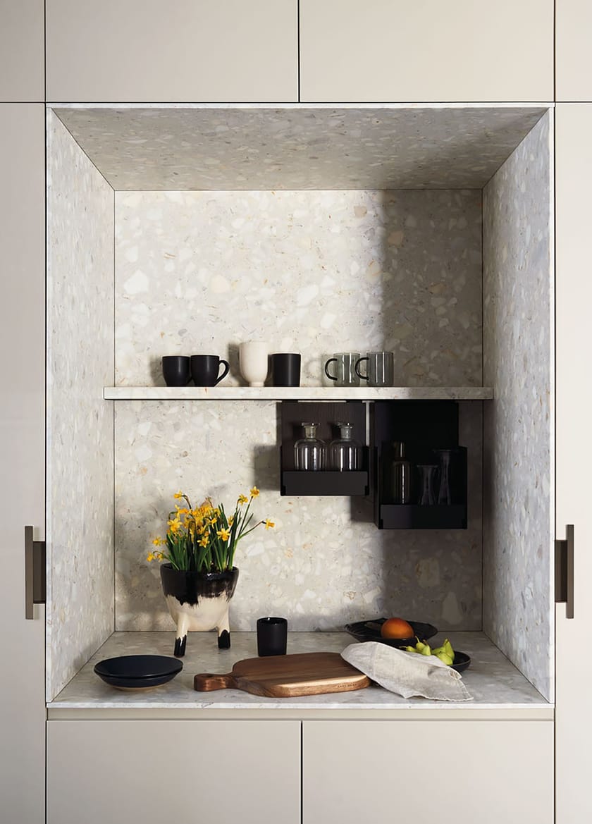 Fitted Kitchen backsplash DRESSUP LINE By Cesar design Garcia Cumini