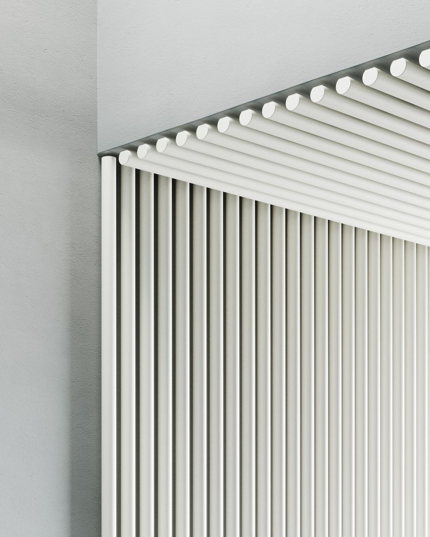 Pared divisoria de aluminio DRESSWALLSTRIPES CR50 By Dresswall