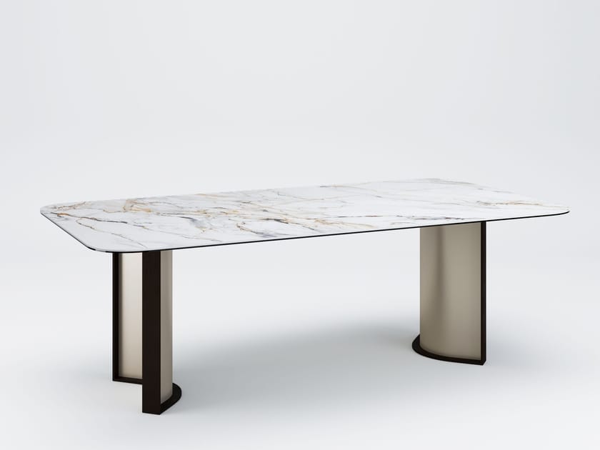 PARKER Rectangular ceramic dining table By DRESSY | design Sergio Rochas