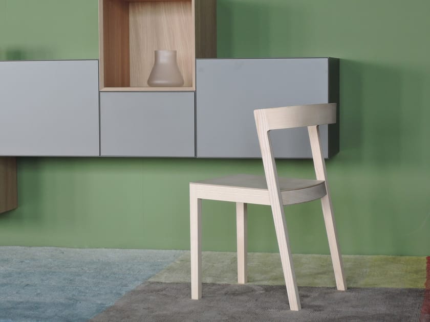 DRIVE Ash chair open back By Bedont | design Lorenz+Kaz